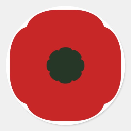 Poppy Stickers | Zazzle.ca