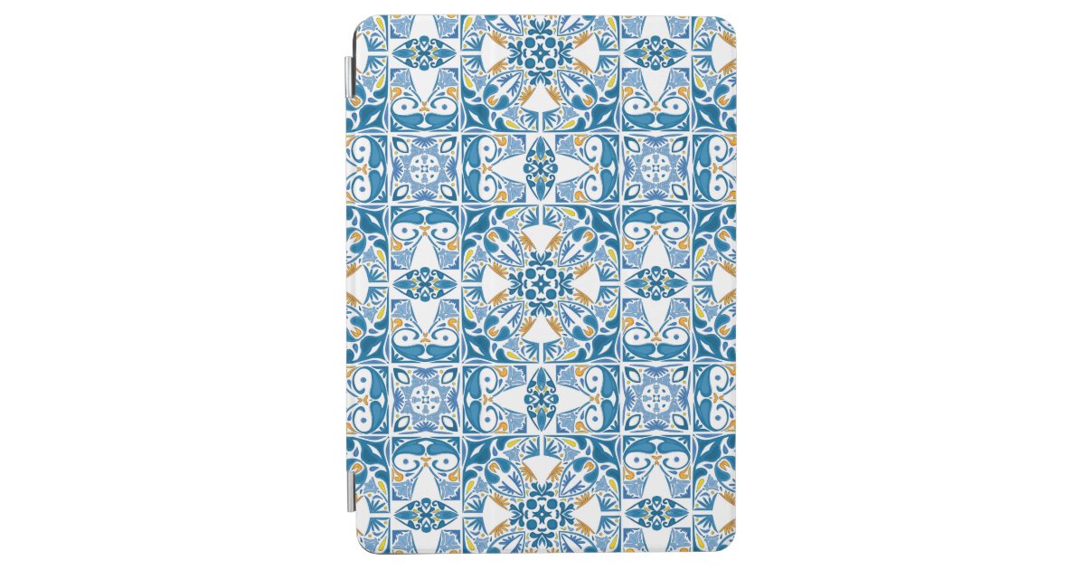 Portuguese Tile Pattern iPad Air Cover | Zazzle