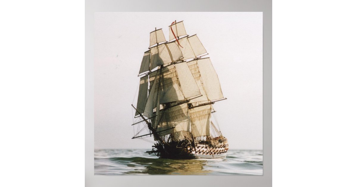 Poster HMS Leopard Warship | Zazzle.ca