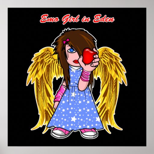 Emo Girl Art, Emo Girl Prints, Posters, Framed Art & More