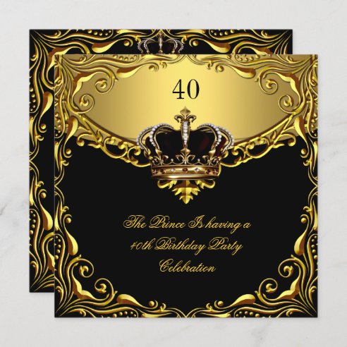 Kings Crown Invitations | Zazzle CA