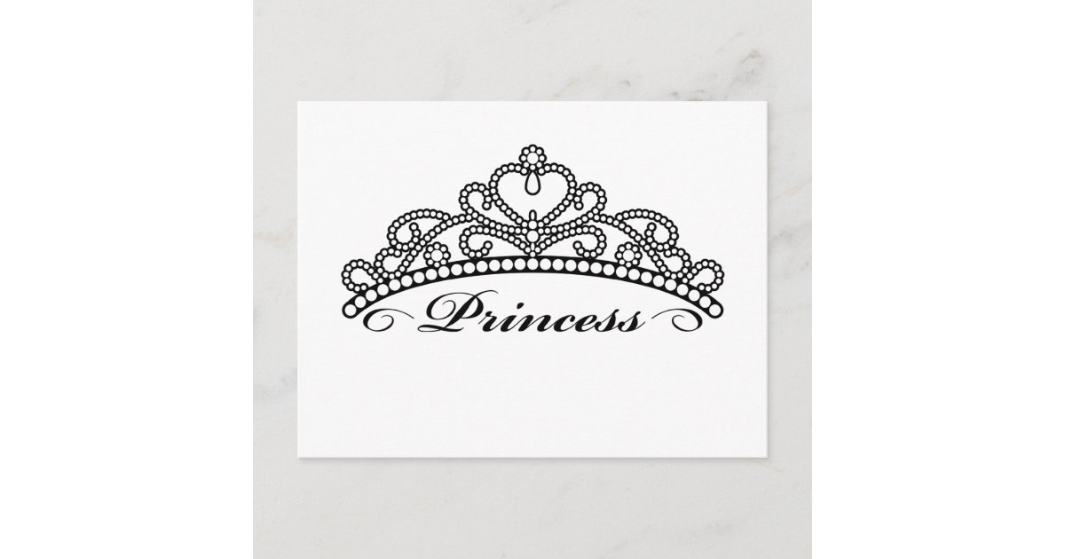Princess Tiara Postcard | Zazzle