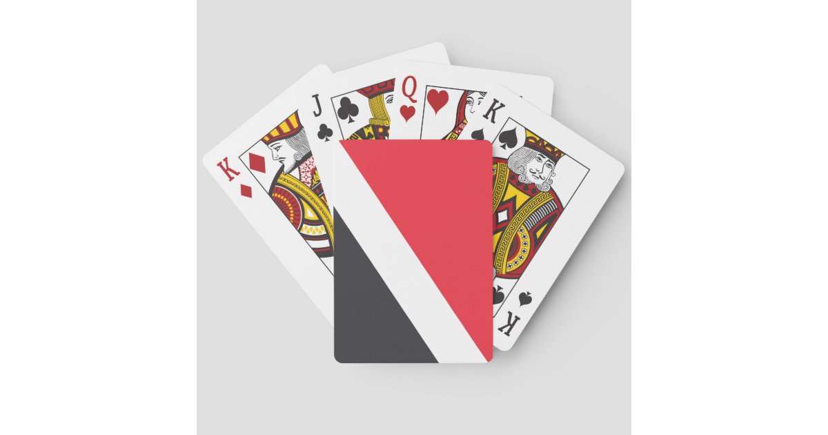 Principality of Sealand Flag Playing Cards | Zazzle