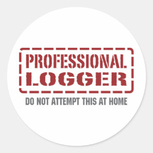 Logging Stickers | Zazzle CA