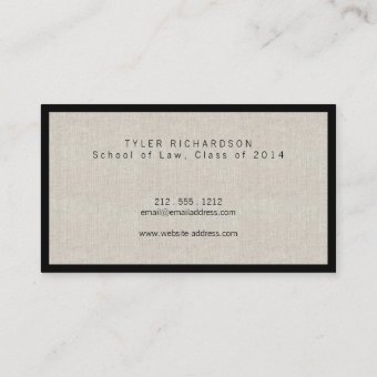 Professional New Graduate Student Business Card | Zazzle