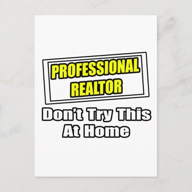 Funny Real Estate Agent Postcards | Zazzle CA