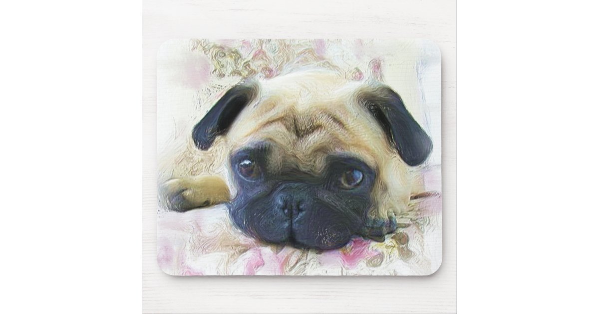 Pug mousepad | Zazzle.ca