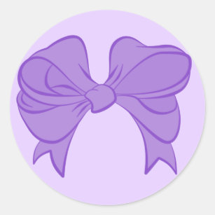 Purple Ribbon Stickers | Zazzle CA