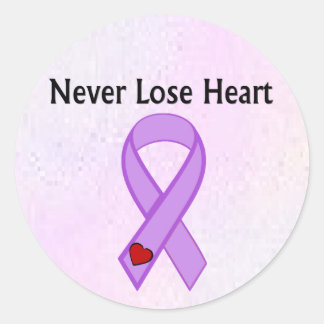 Custom Purple Ribbon Stickers | Zazzle.ca