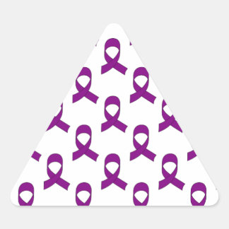 Purple Ribbon Stickers, Purple Ribbon Custom Sticker Designs