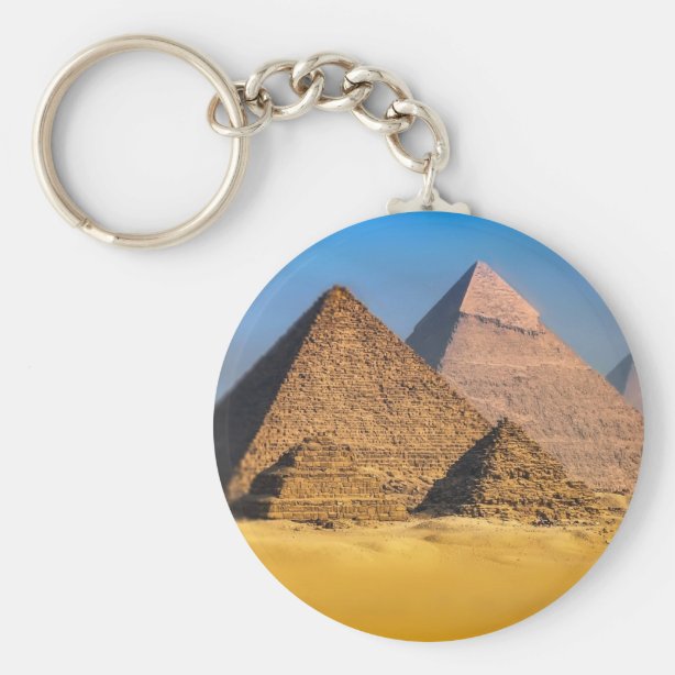 Pyramid Keychains & Key Rings | Zazzle CA