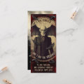 QR Code Vintage Dracula Vampire Bats Halloween Invitation | Zazzle