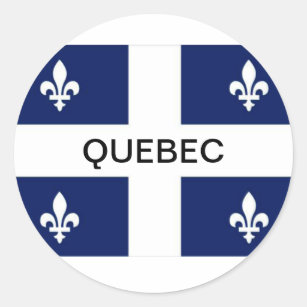 Quebec Flag Stickers | Zazzle CA
