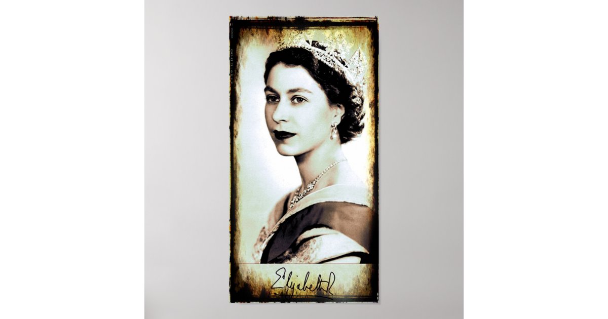 Queen Elizabeth II Poster | Zazzle