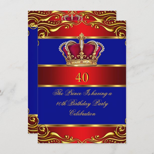 Kings Crown Invitations | Zazzle CA