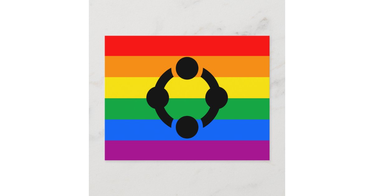 Rainbow Niche Pride Flag Postcard | Zazzle