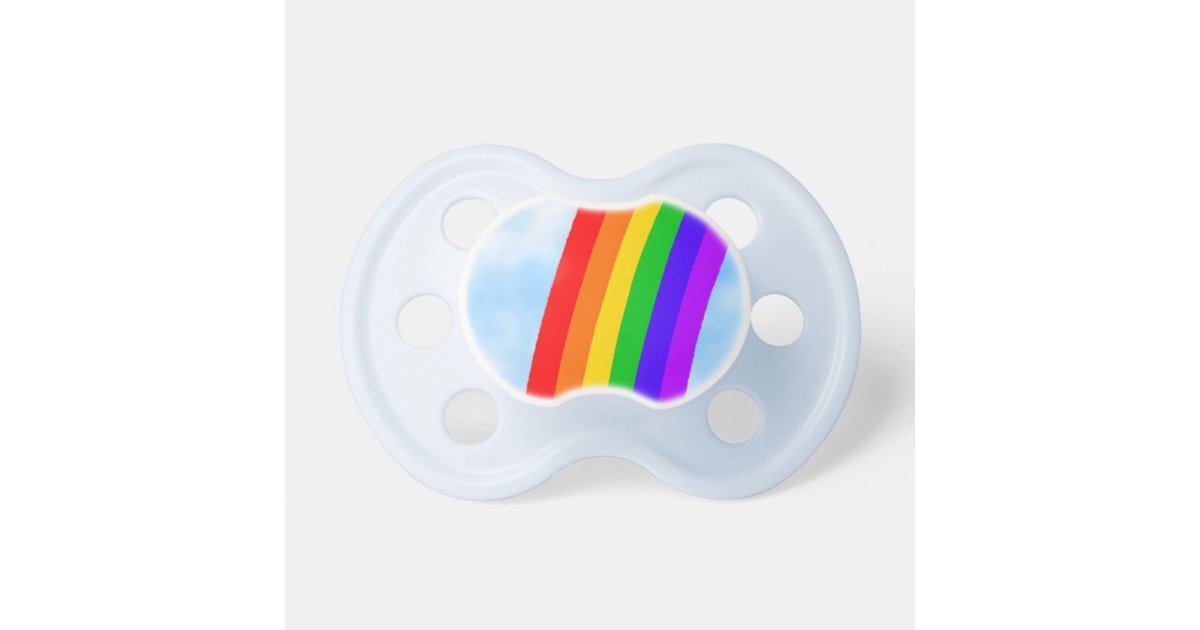 Rainbow Pacifier | Zazzle
