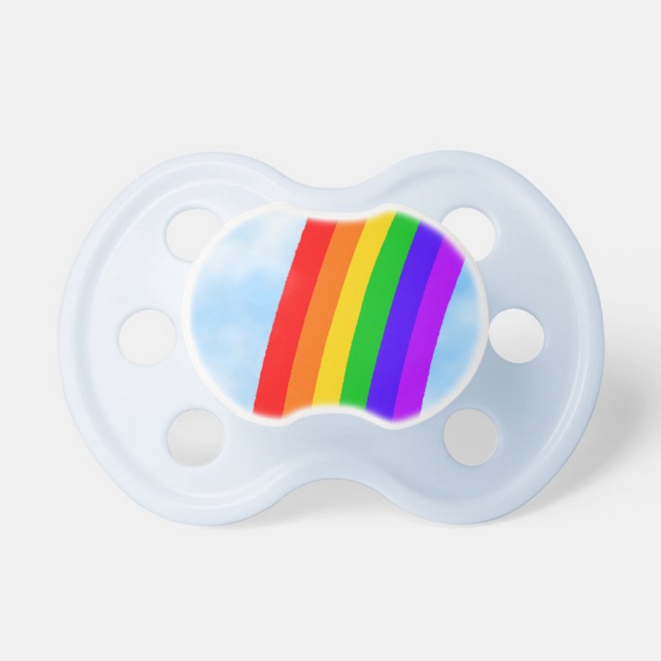 Rainbow Pacifier | Zazzle