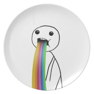 Meme Party Plates, Meme Melamine Plates