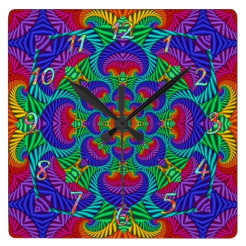 Trippy Wall Clocks | Zazzle.ca