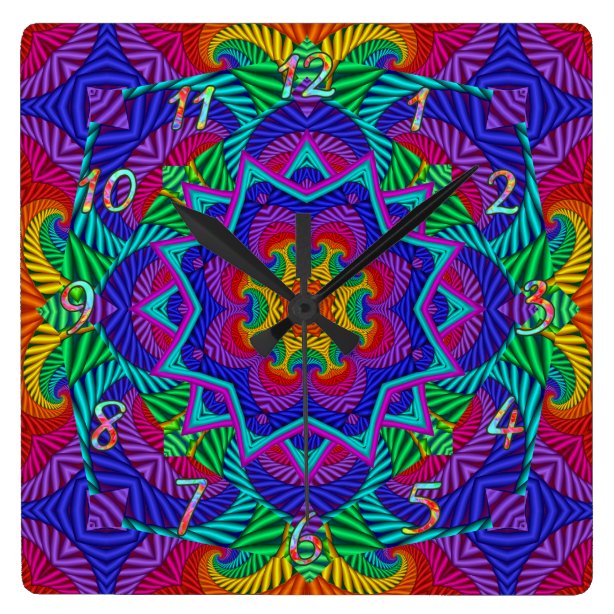 Trippy Wall Clocks | Zazzle.ca