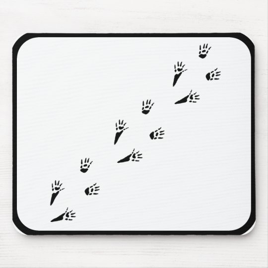 Rat Paw Print - Mouse Pad | Zazzle.ca