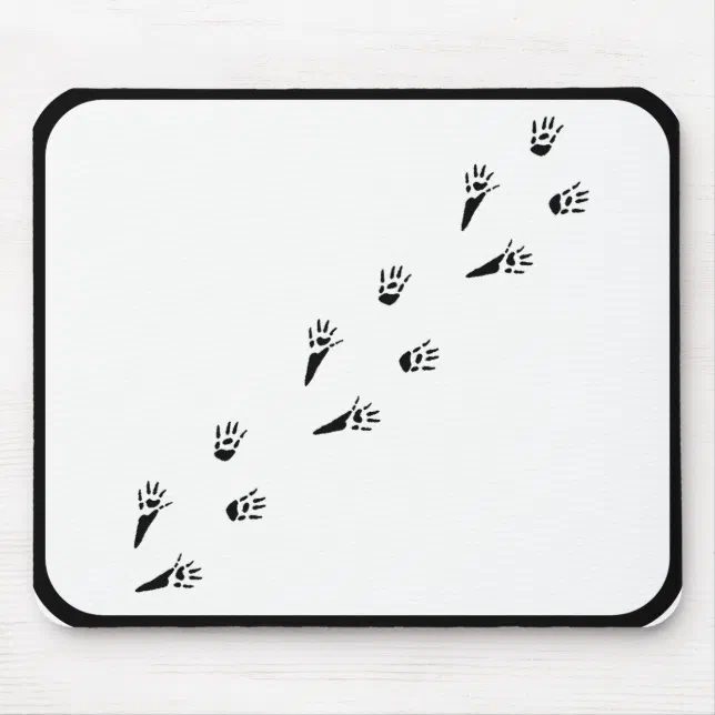 Rat Paw Print - Mouse Pad | Zazzle