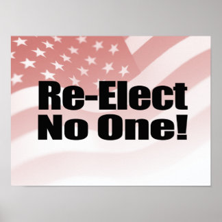 Re Election Posters, Re Election Wall Art