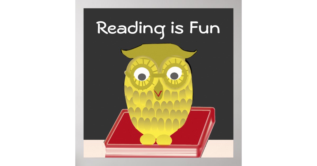 Reading is Fun Poster | Zazzle