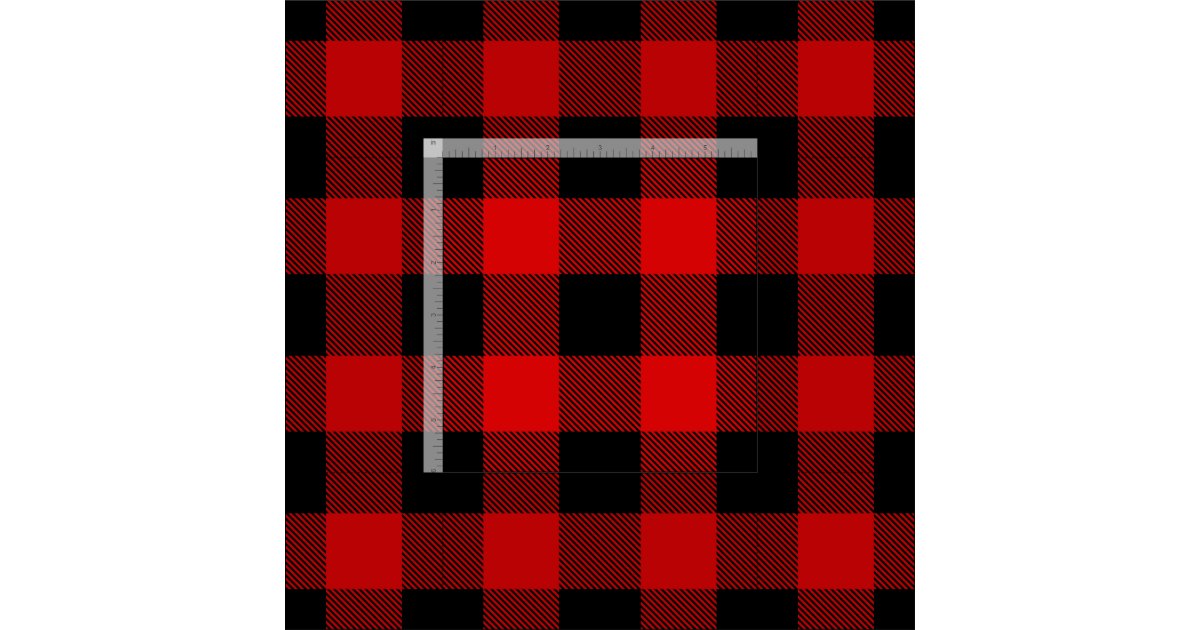 Red And Black Xl Buffalo Check Plaid Tartan Fabric Zazzle