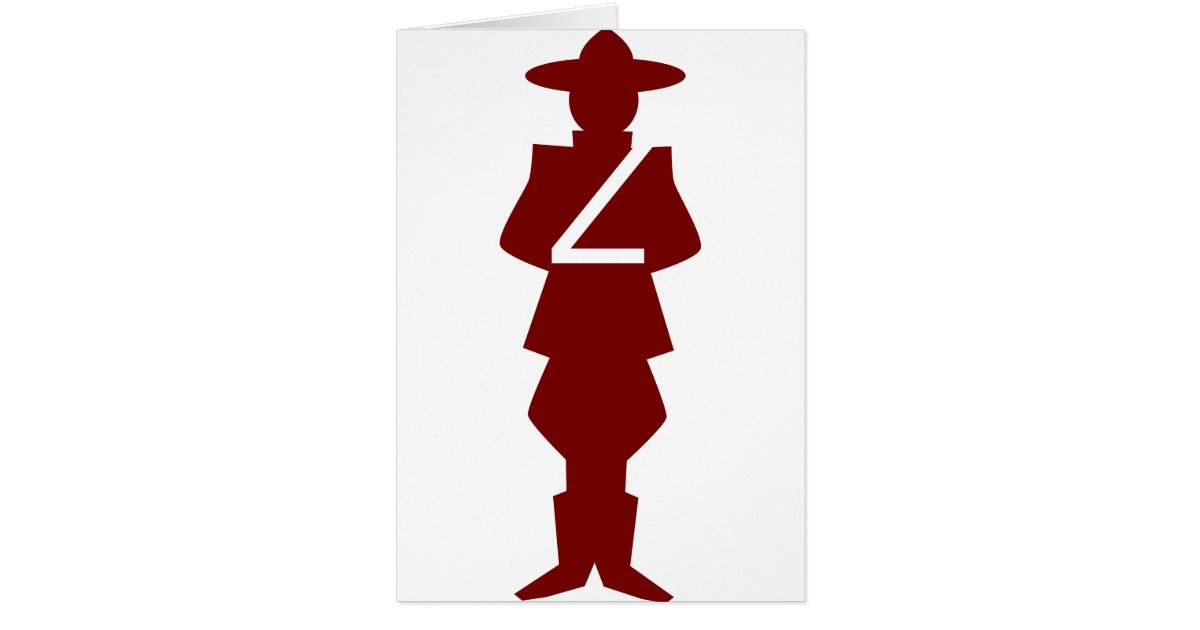Red Canadian Mountie Icon | Zazzle