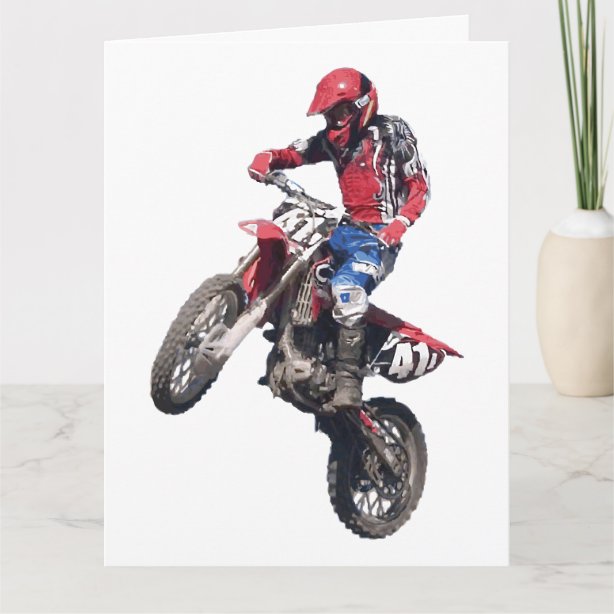 Motocross Cards, Greeting Cards & More | Zazzle CA