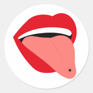 Tongue Stickers | Zazzle CA