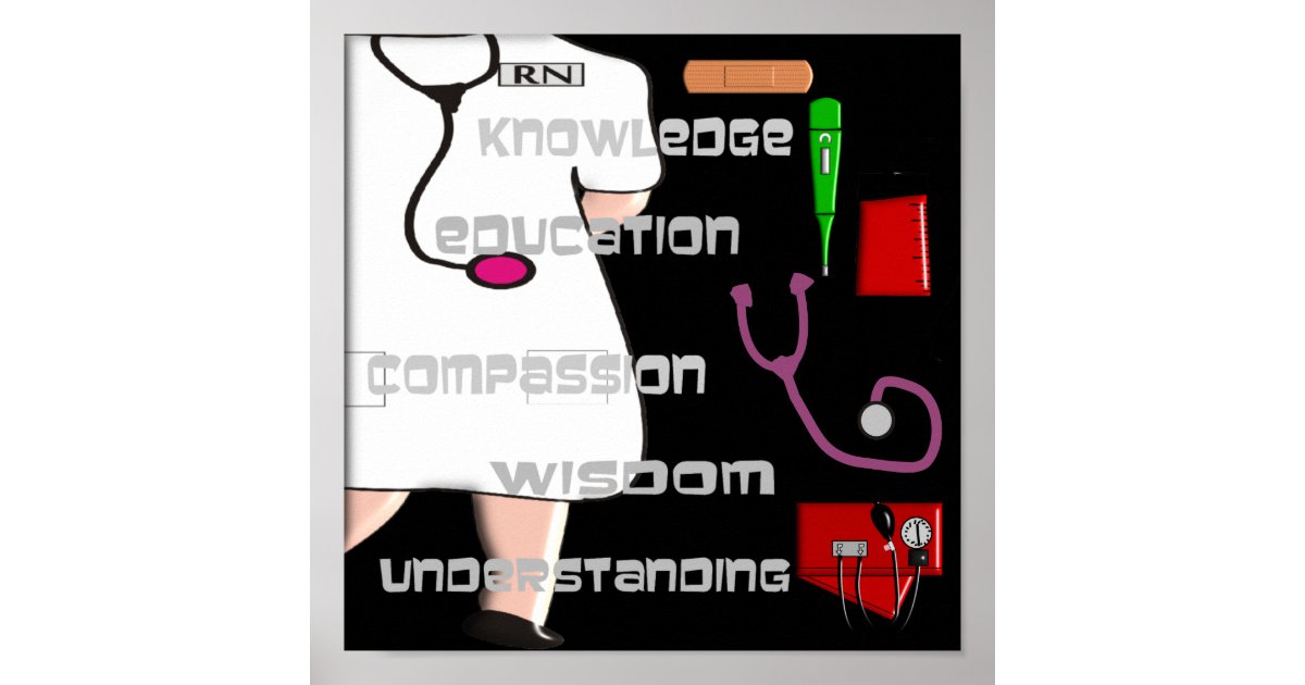 Registered Nurse ARt Poster - | Zazzle