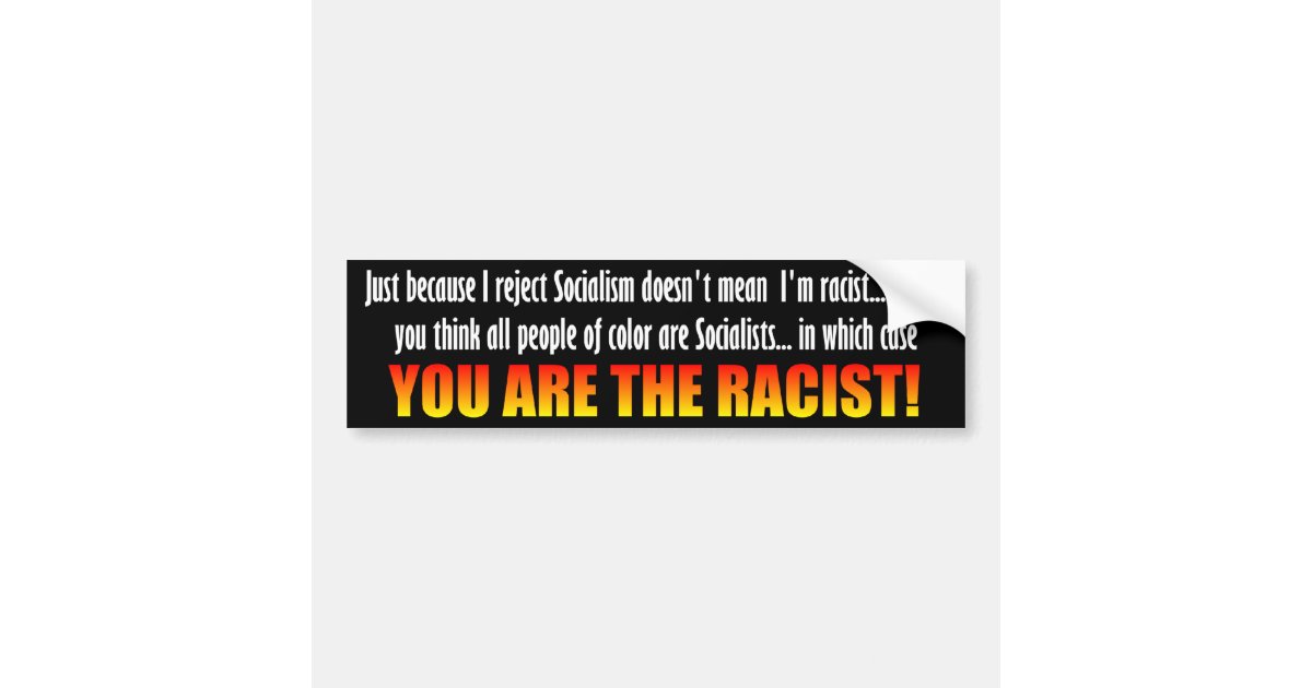 Reject Socialism Bumper Sticker | Zazzle