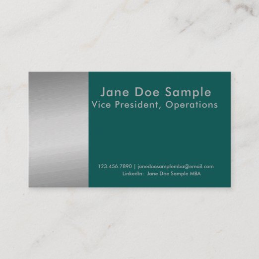 Vice President Business Cards & Profile Cards | Zazzle CA