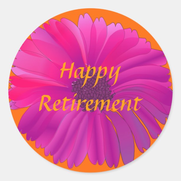 Happy Retirement Stickers | Zazzle CA