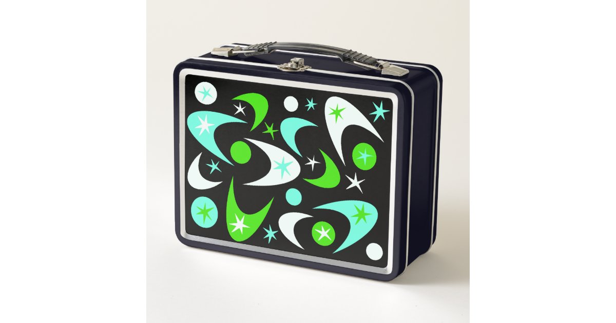 Retro Boomerangs Metal Lunch Box | Zazzle