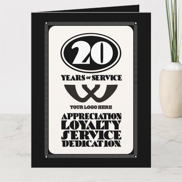 Years Of Service Congratulations Cards | Zazzle.ca