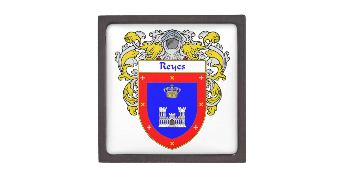Reyes Coat of Arms/Family Crest Keepsake Box | Zazzle