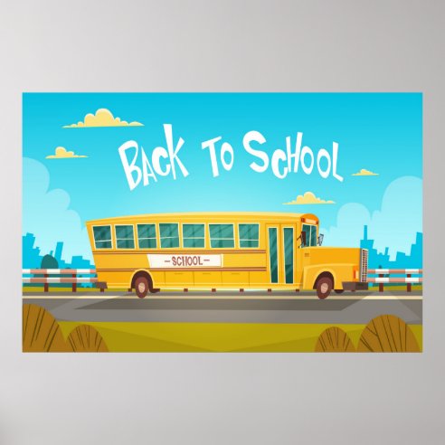 School Bus Posters, Prints & Poster Printing | Zazzle CA
