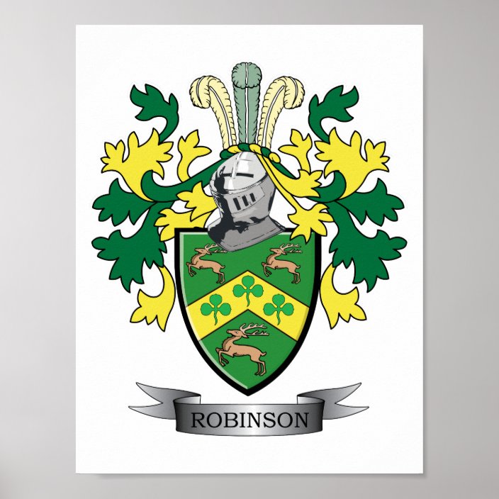 Robinson Coat of Arms Poster | Zazzle.ca
