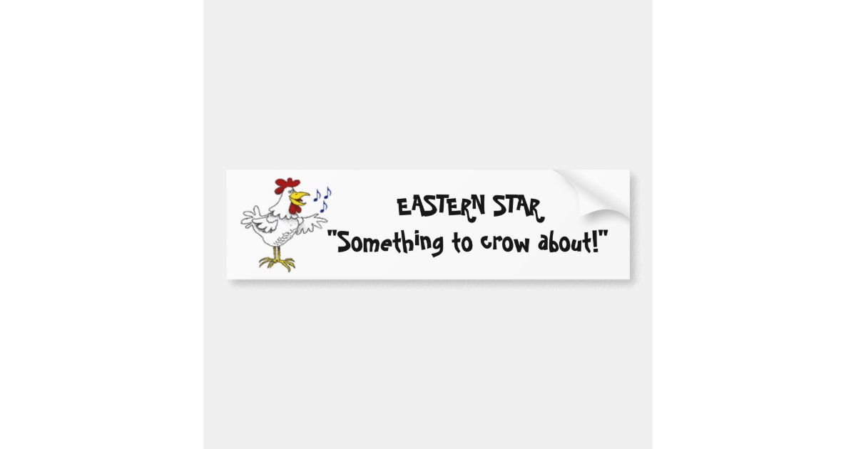 Rooster Bumper Sticker | Zazzle