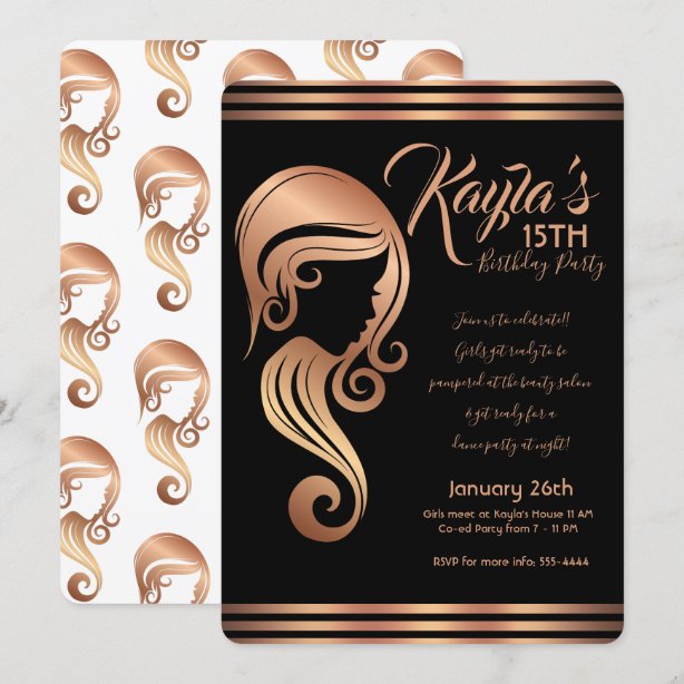 Hair Stylist Invitations | Zazzle CA