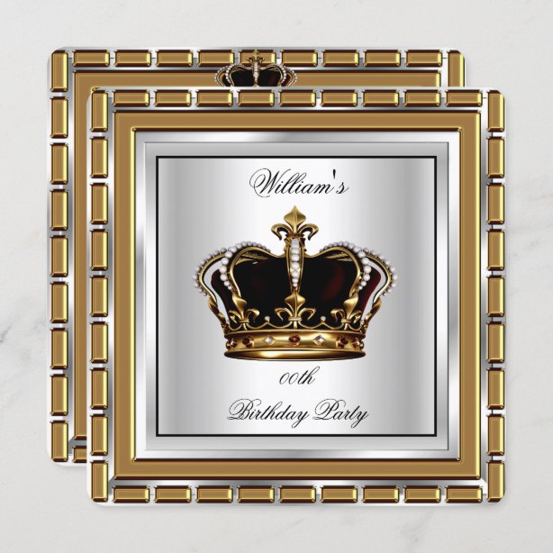 Kings Crown Invitations | Zazzle CA