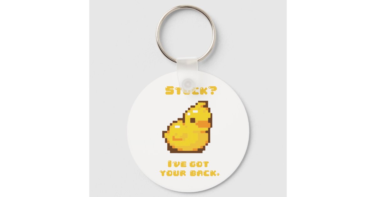 Rubber Ducky Programming Keychain Zazzle