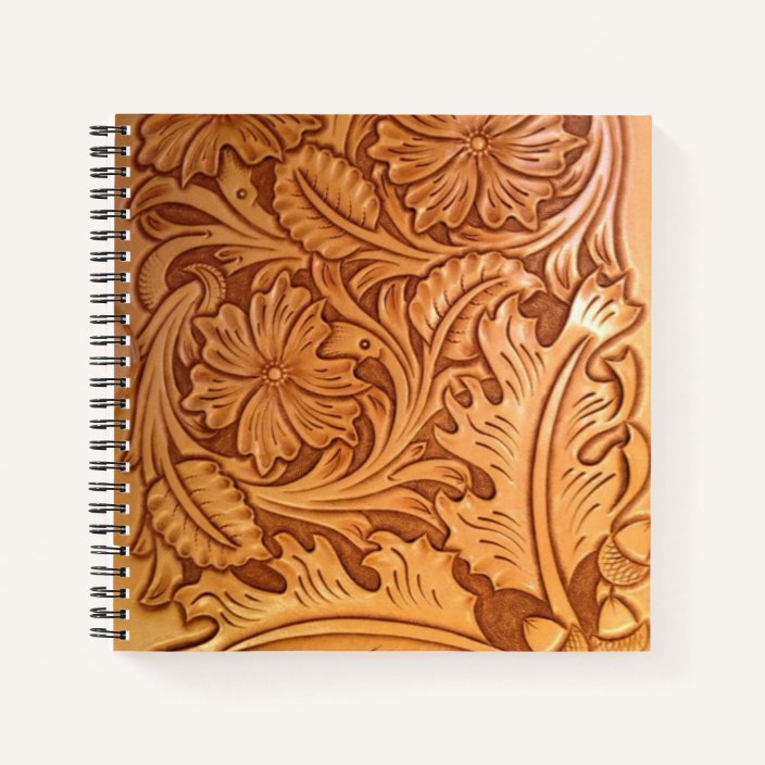 Rustic brown cowboy fashion western leather notebook | Zazzle.ca