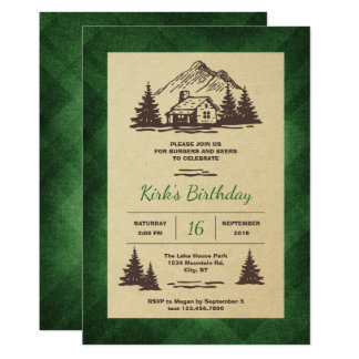 Cabin Invitations & Announcements | Zazzle Canada