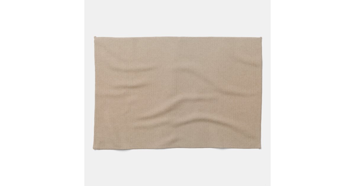 Rustic Kraft Paper Blank Template Custom Kitchen Towel | Zazzle