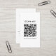 Rustic Sourdough Leave a Review QR Code Business Card | Zazzle